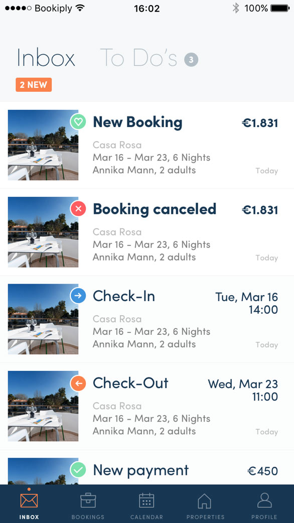 Bookiply - Für glückliche Gastgeber